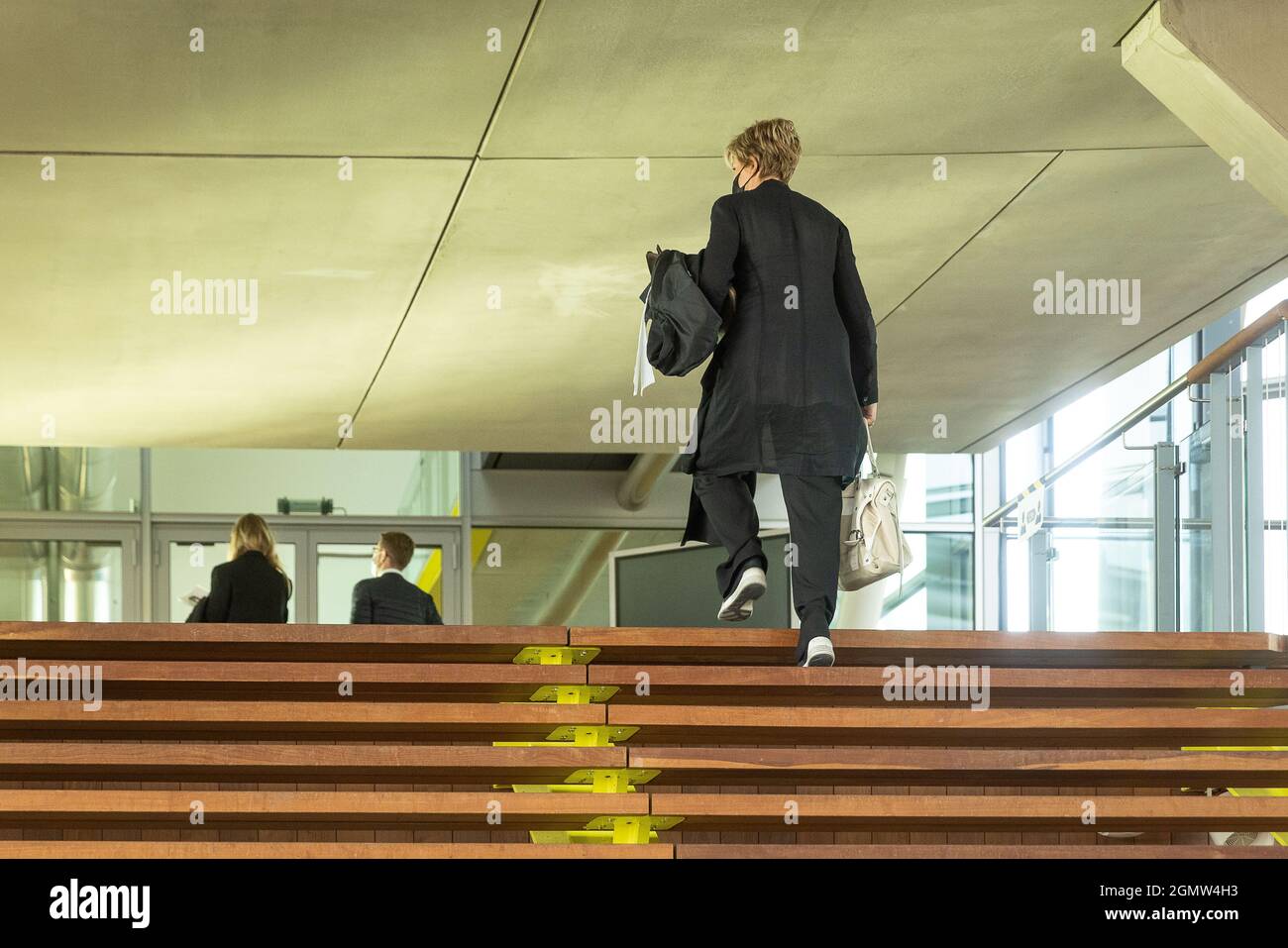 Lawyer Christine Mussche pictured in marge of the introduction session ...