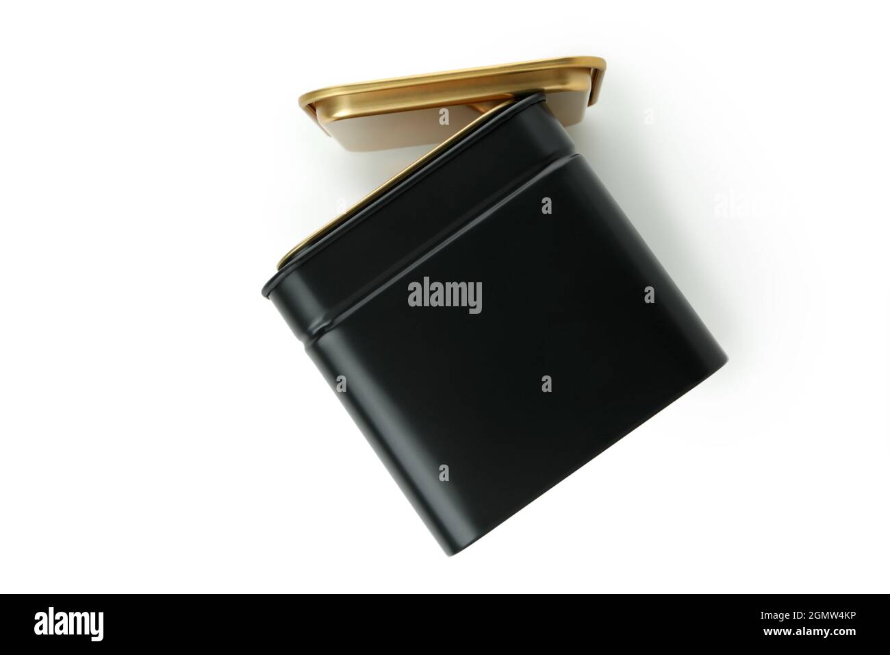 Empty coffee box isolated on white background Stock Photo - Alamy