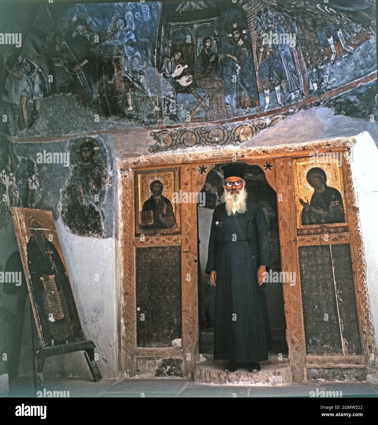A Greek Orthodox monk in a monastery on Cyprus (1964) photo: Bo Arrhed ...