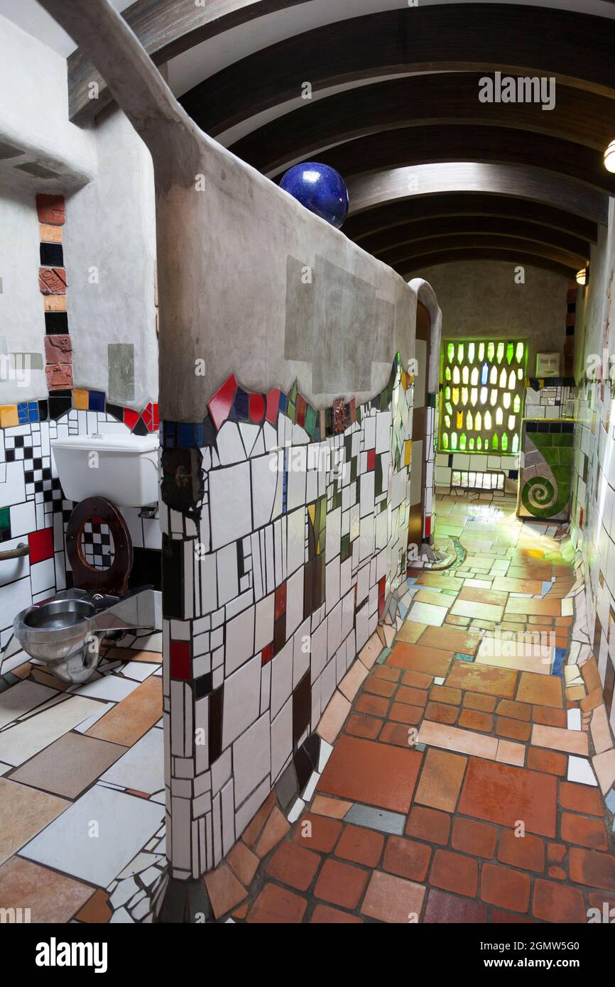 New Zealand - 10 May 2012; Hundertwasser's famed public toilets are ...