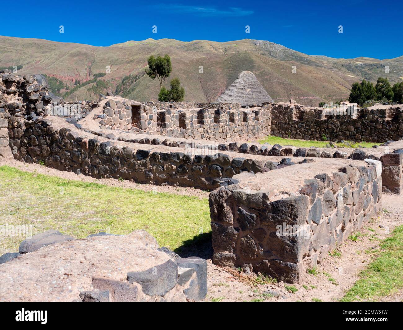 Raqchi, Peru - 16 May 2018 The ancient Inca ruins at Raqchi are located ...