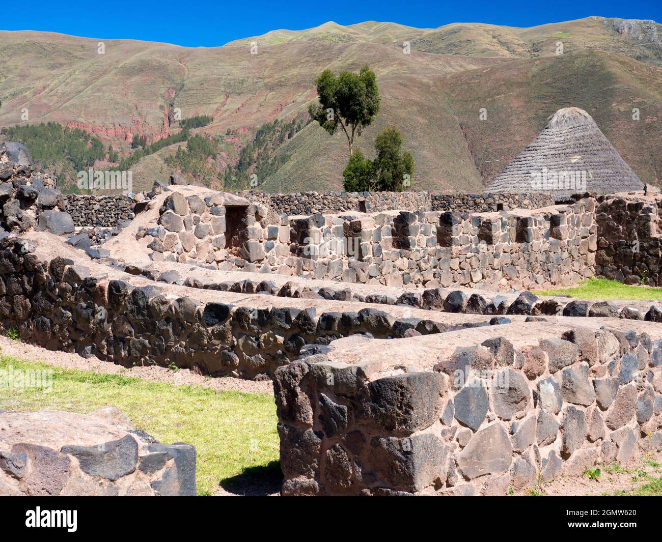 Raqchi, Peru - 16 May 2018 The ancient Inca ruins at Raqchi are located ...