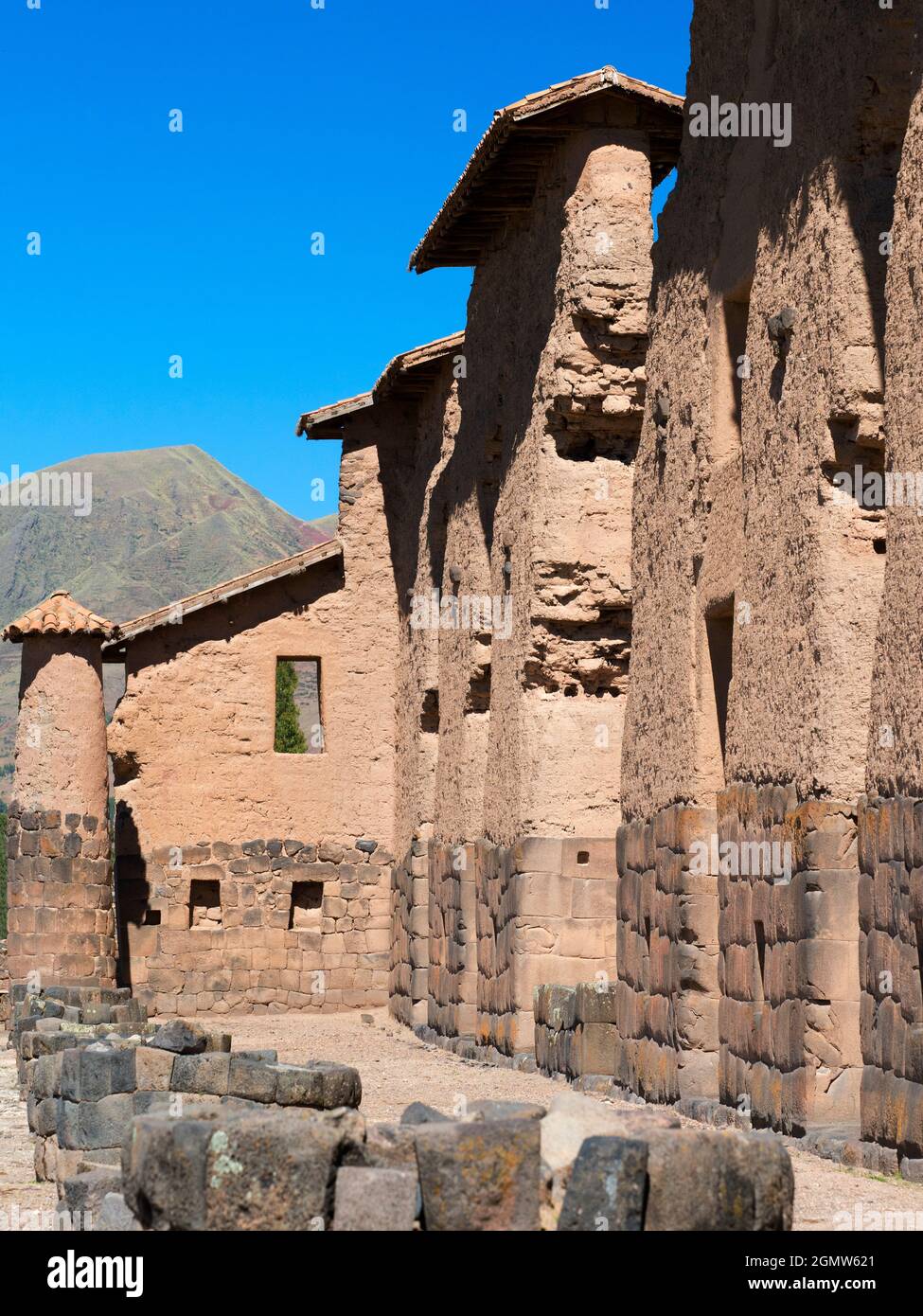 Raqchi, Peru - 14 May 2018 The ancient Inca ruins at Raqchi are located ...