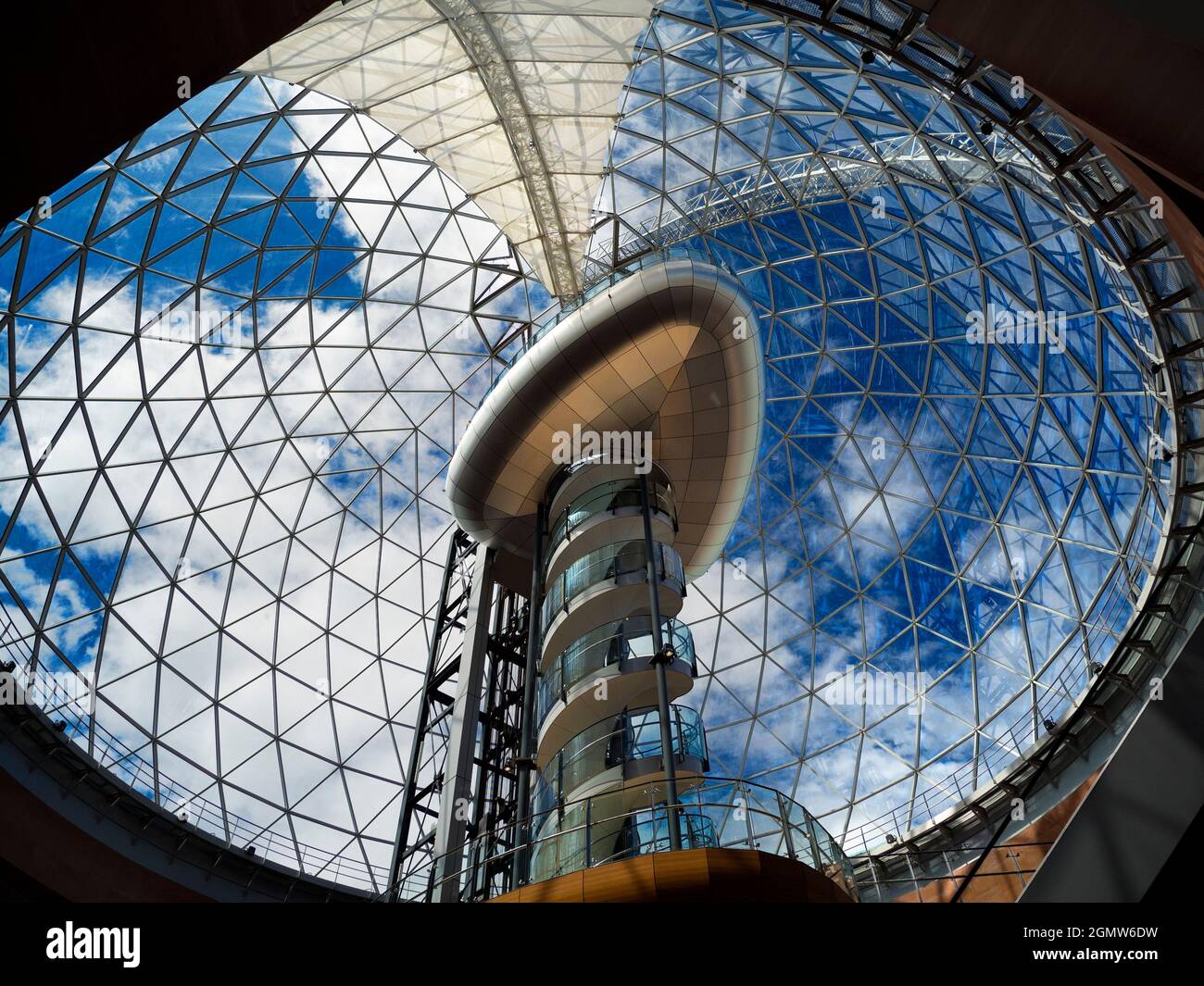 Inside a shiny, modern and futuristic Belfast Shopping Centre. Yes, I ...