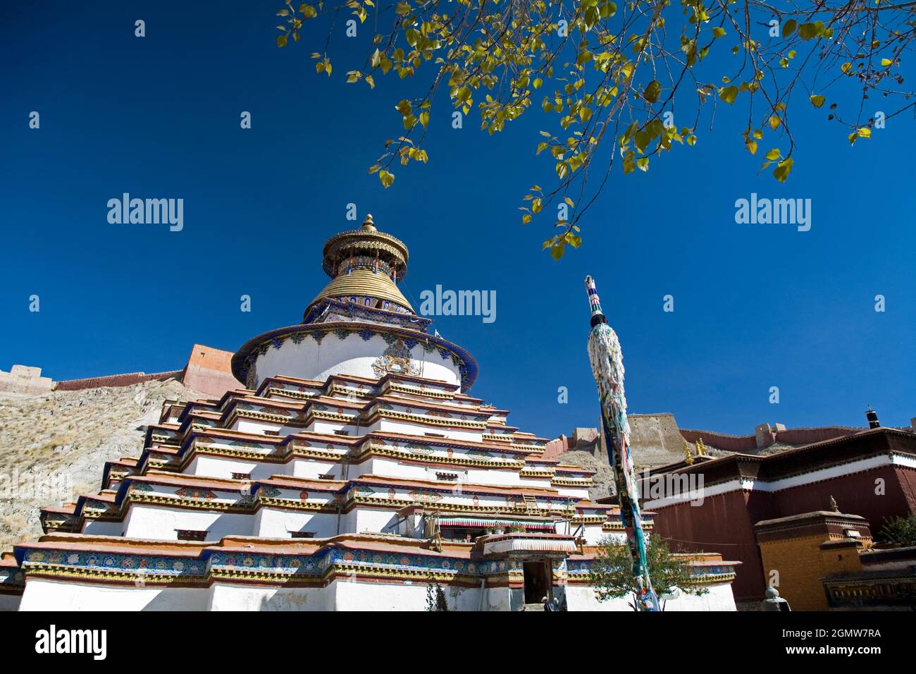 Gyangtse, Tibet - October 2006 The Palcho Monastery in Gyantse, Tibet ...
