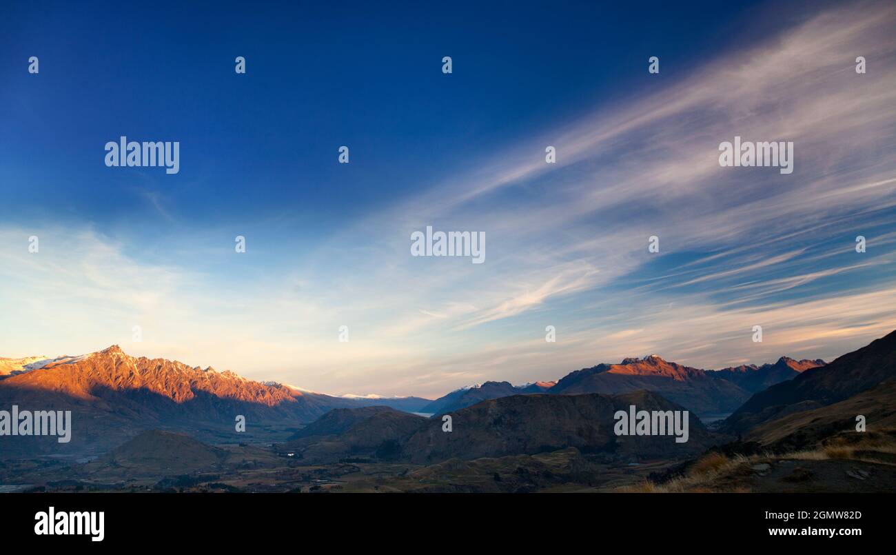 Queenstown, New Zealand - 21 May 2012 Magnificent wilderness. The last ...