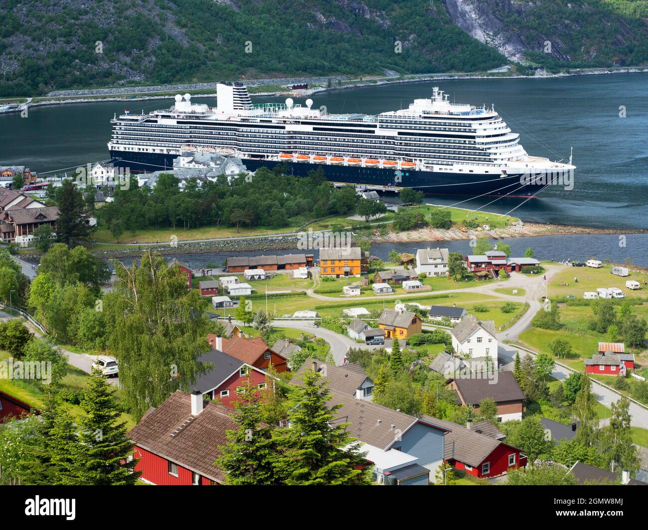 The magnificent Geiranger Fjord is located in the Sunnm¿re region of M ...