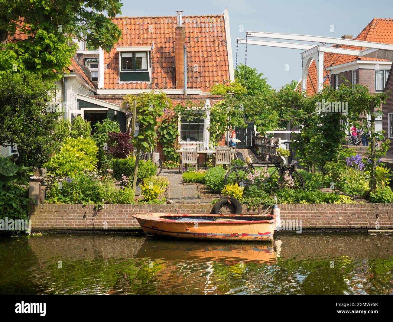 Edam, Netherlands - 27 May 2016 The lovely Edam is a small city in the ...