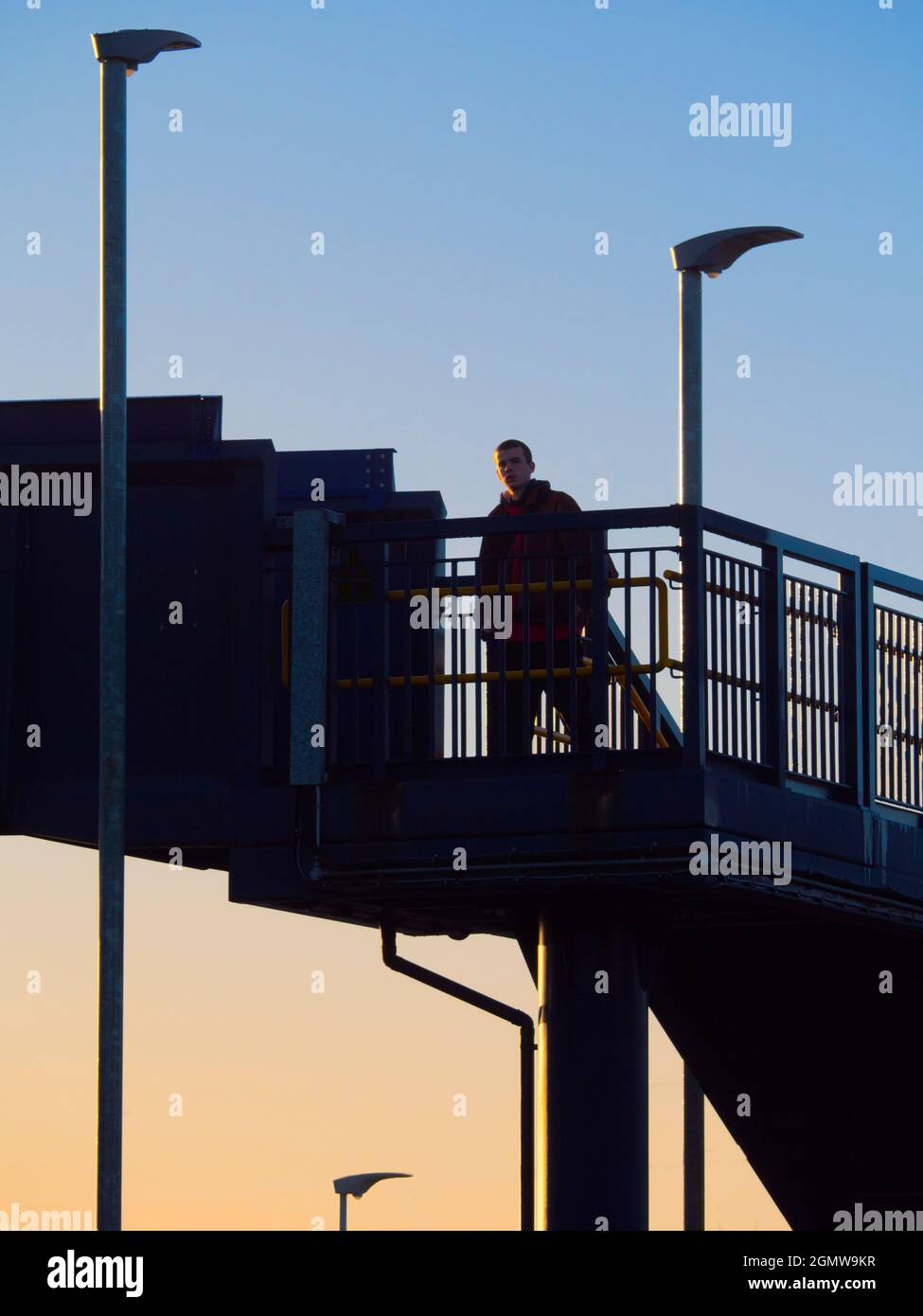 Radley Village, Oxfordshire, England - 4 November 2020; one person in ...