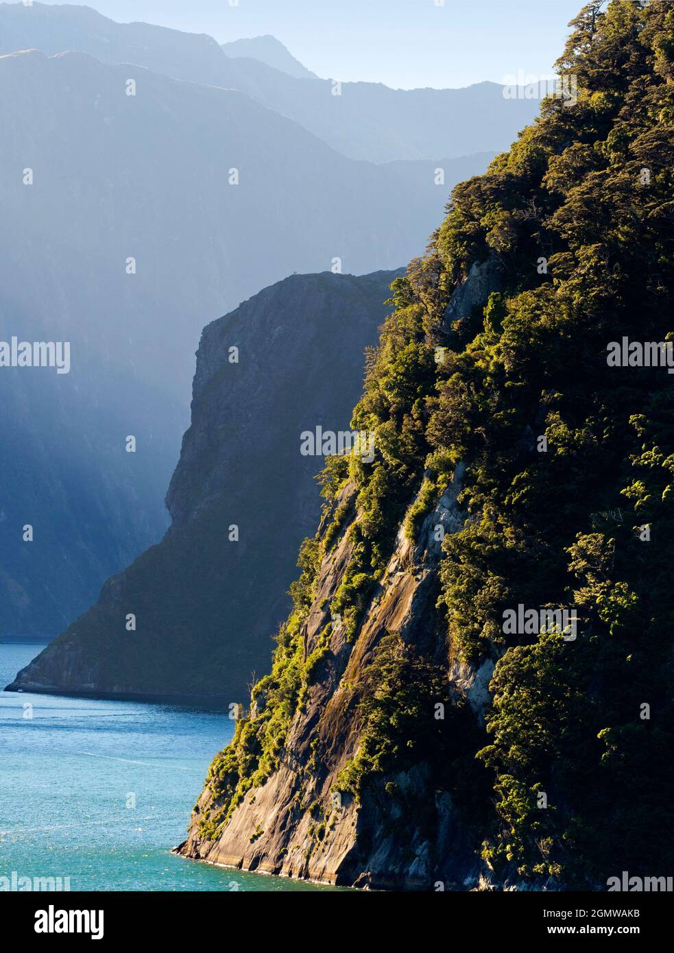 Fiordland, New Zealand - 25 February 2019; Milford Sound is one of the ...
