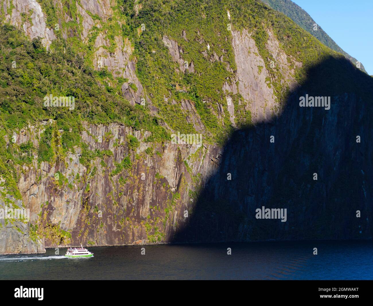 Fiordland, New Zealand - 25 February 2019; Milford Sound is one of the ...