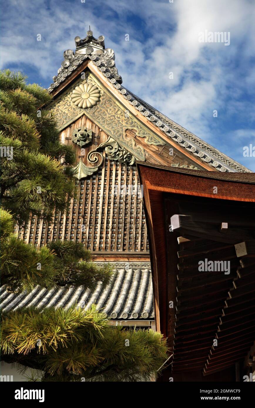 Kyoto, Japan - 2 November 2005; In 1601, Tokugawa Ieyasu, the founder ...