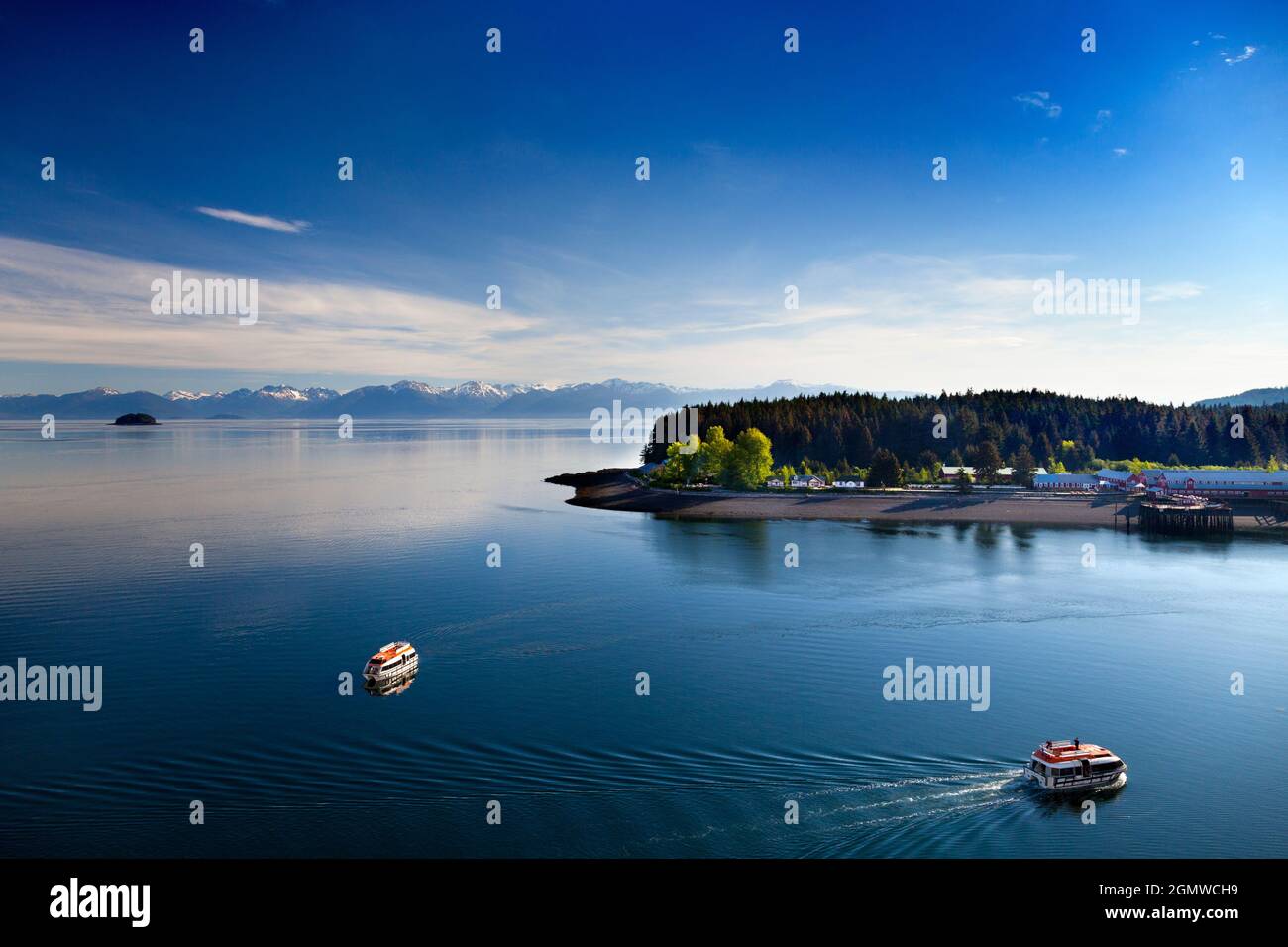 Alaska, USA - 25 May 2010 ; no people in view. Docked at Icy Straits ...