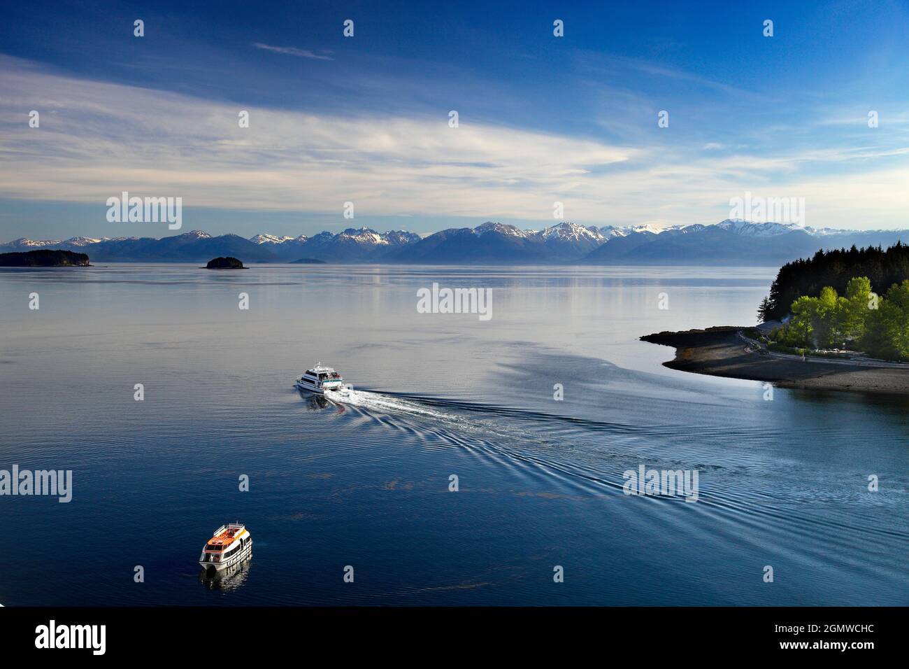 Alaska, USA - 25 May 2010 ; no people in view. Docked at Icy Straits ...