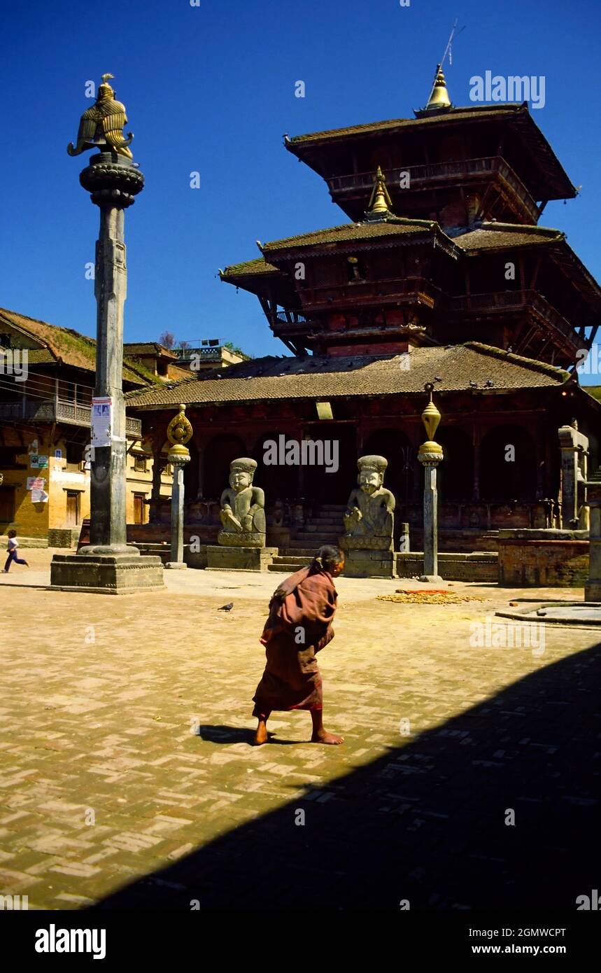Patan, Nepal - 12 October 1984 The historic city of Patan is the third ...