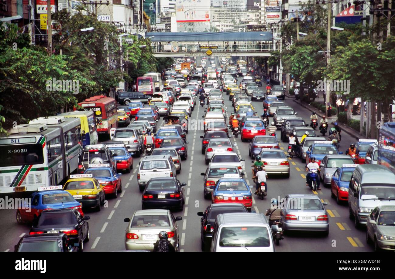 Bangkok, Thailand - 19 June 2004; Bangkok is at war with cars, and the ...