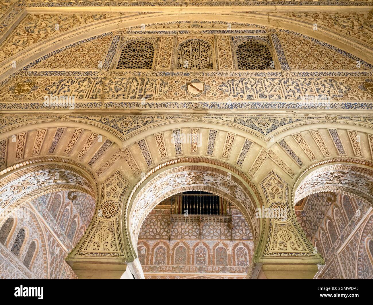 The Alcazar of Seville, Spain, is a beautiful and historic royal palace ...
