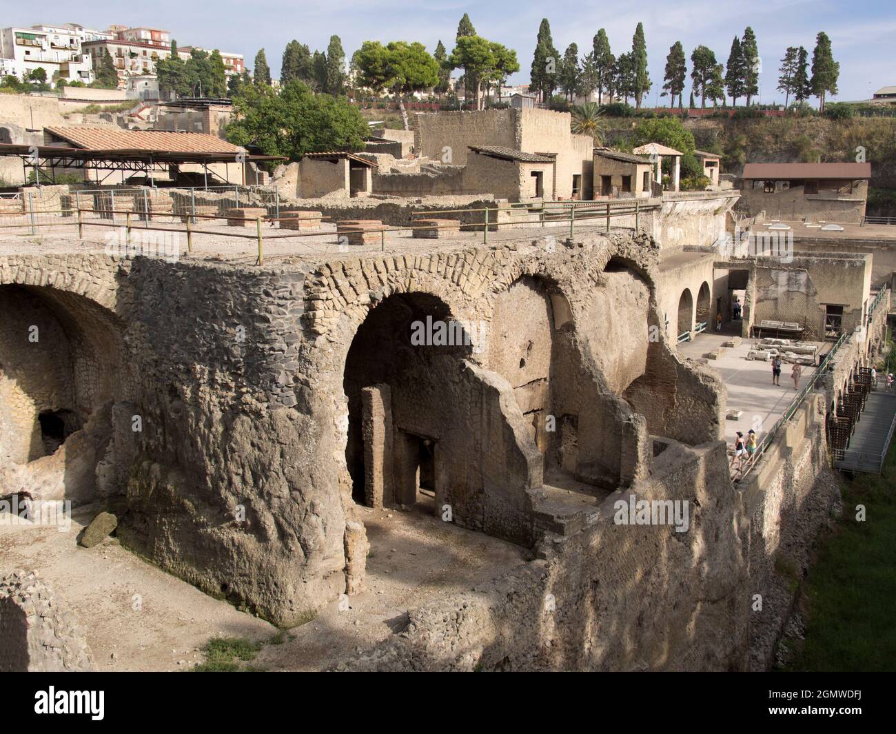 Herculaneum, Italy - 22 October 2014 Located in the shadow of Mount ...