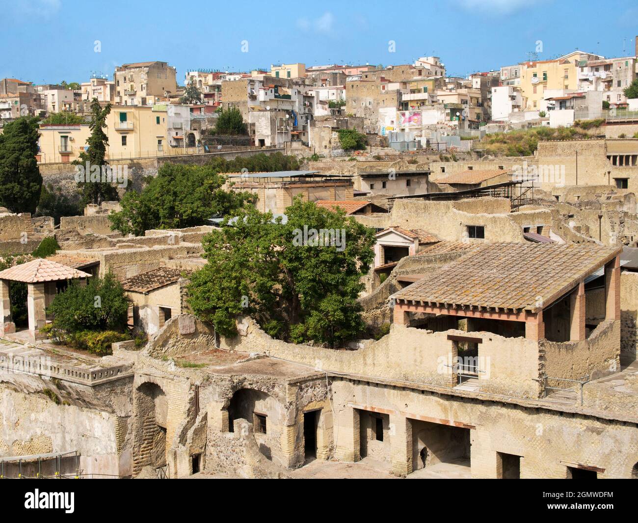 Herculaneum, Italy - 22 October 2014 Located in the shadow of Mount ...