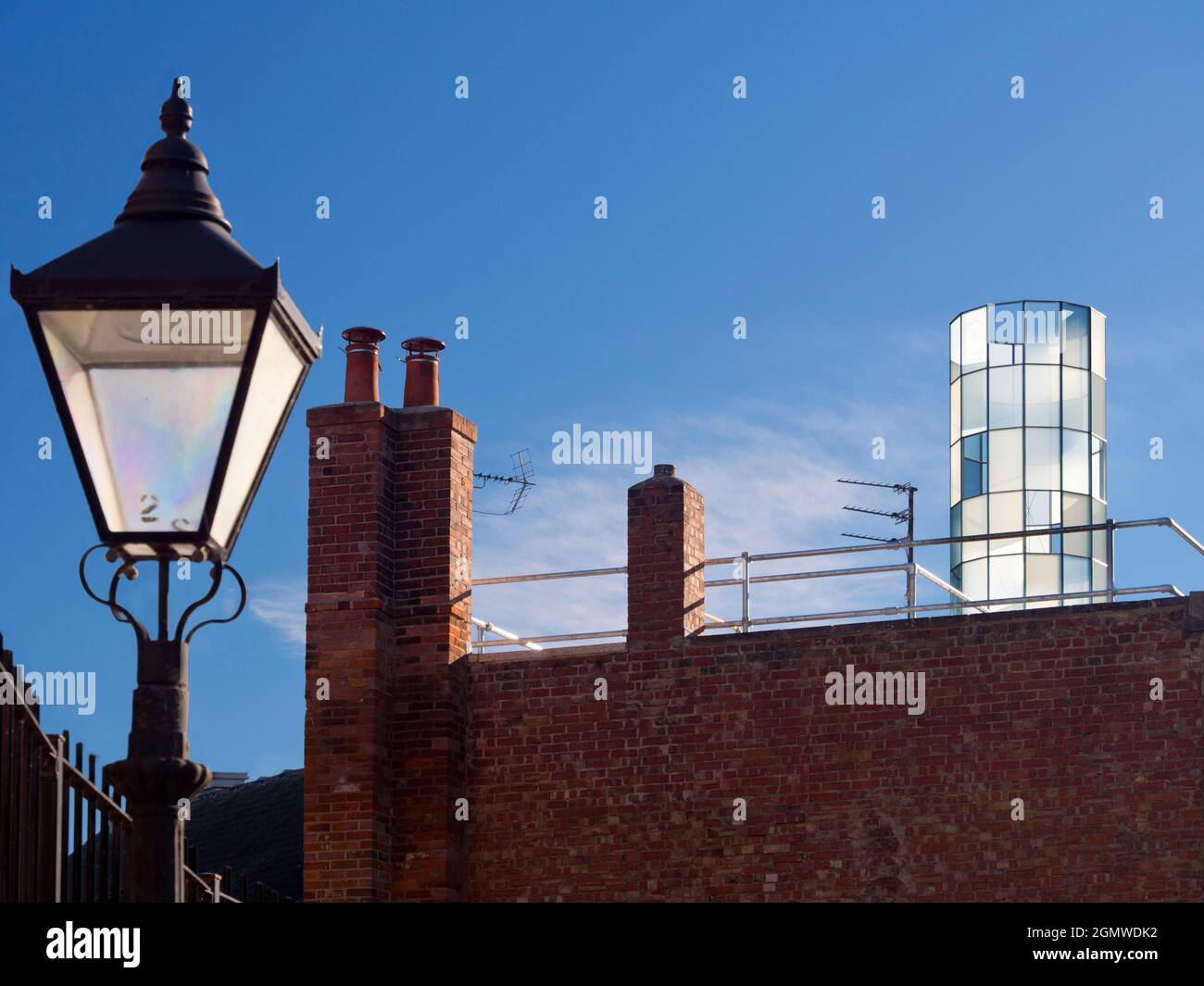 Oxford, England - 31 October 2018 Taken from a Bulwarks Lane, a little ...