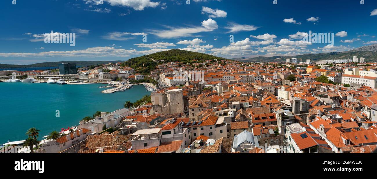 The historic City of Split is the second largest in Croatia and the ...