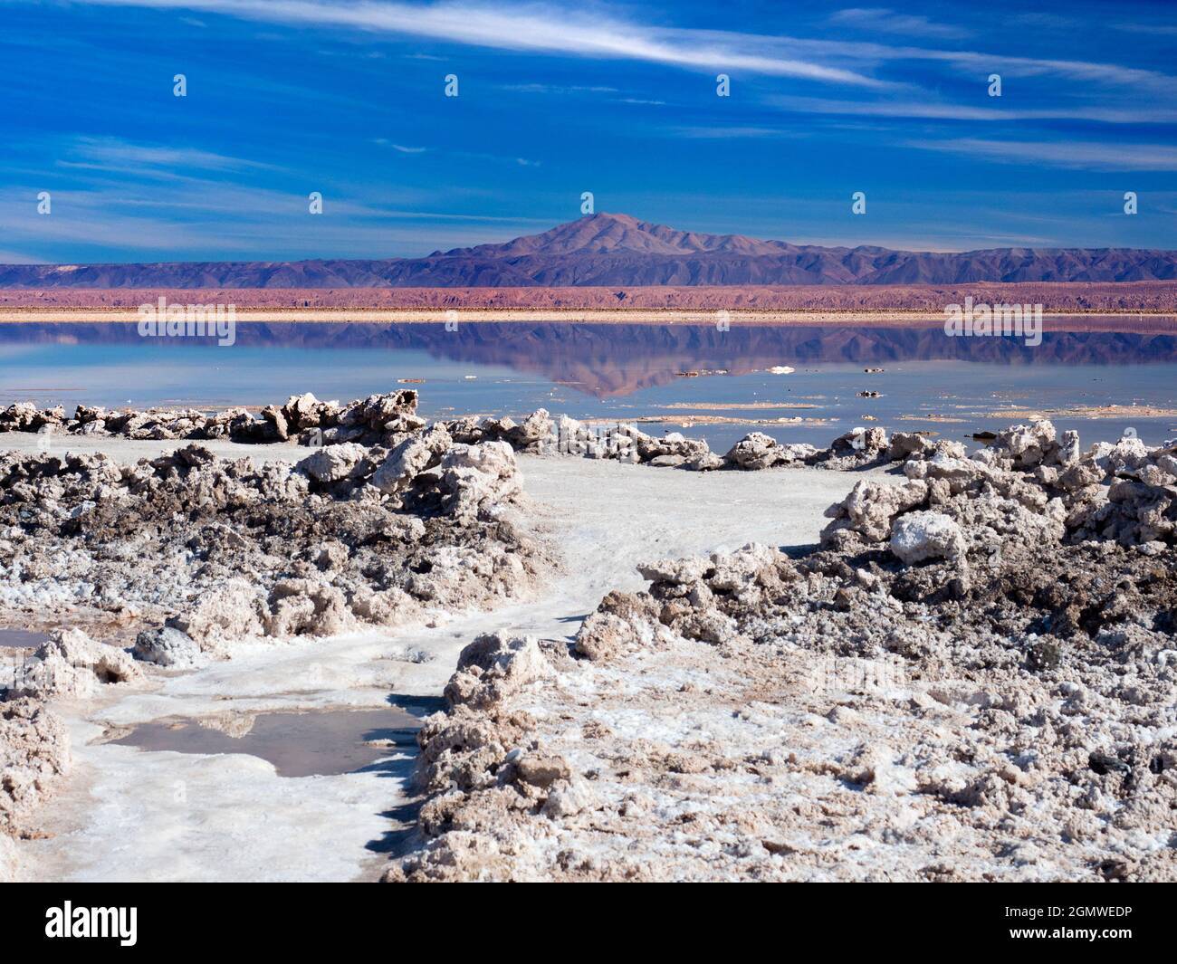 Salar de Atacama, Chile - 27 May 2018; Salar de Atacama, the largest ...