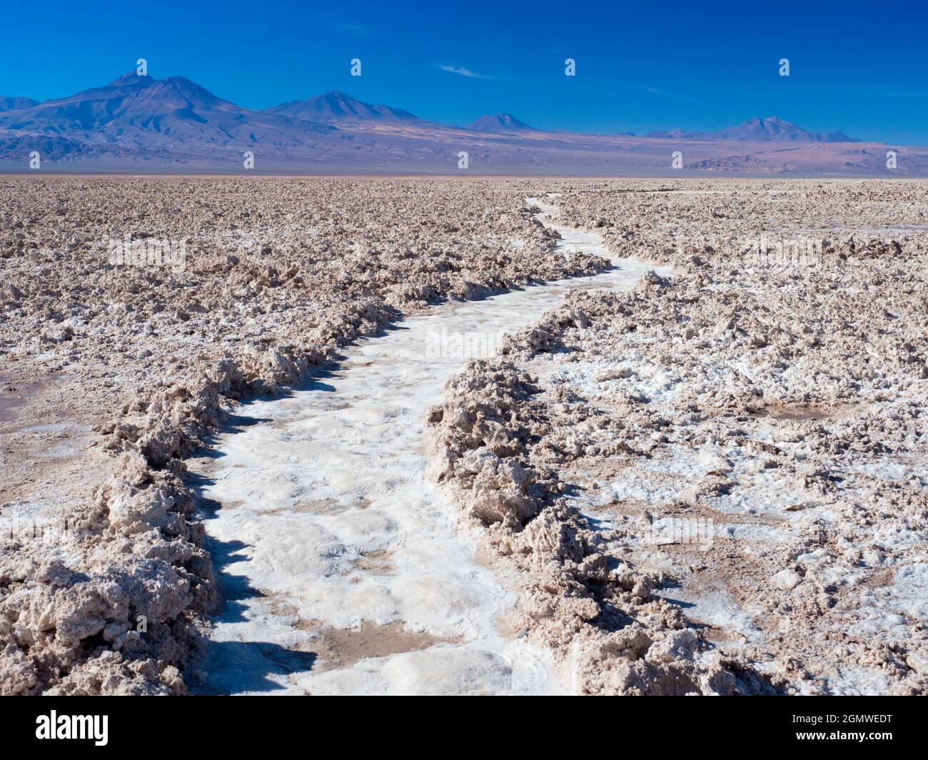 Salar de Atacama, Chile - 27 May 2018; Salar de Atacama, the largest ...