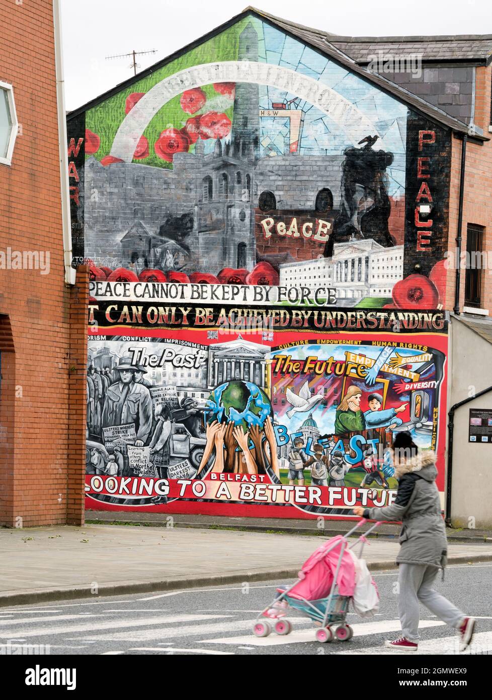 Belfast is a city that cannot. seemingly, leave any wall untouched ...