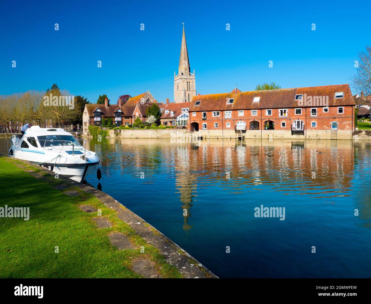 Abingdon, England - 21 April 2019 Abingdon claims to be the oldest town ...