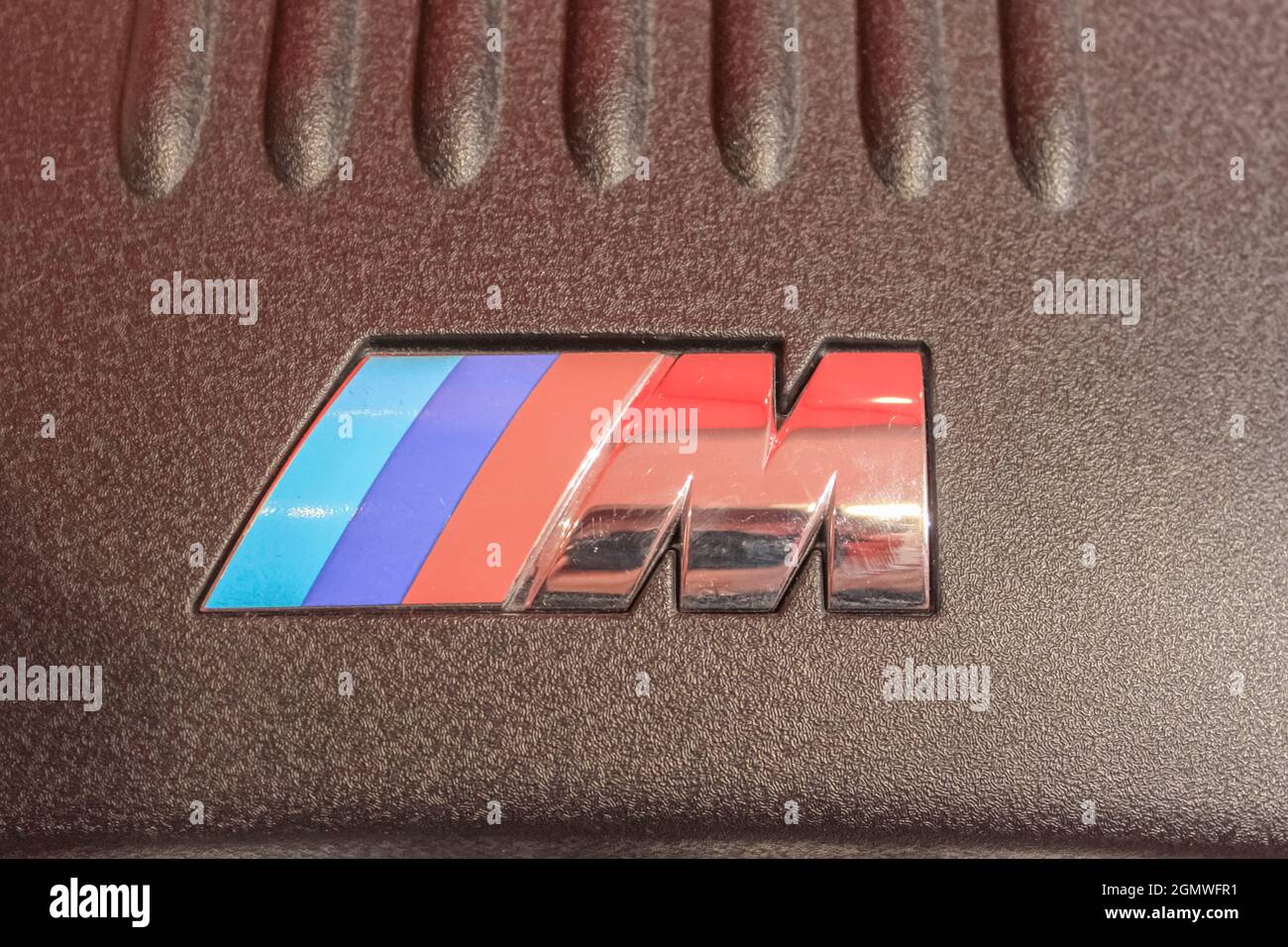 The logo of the BMW sports car line. BMW M Series. Germany, Munich ...