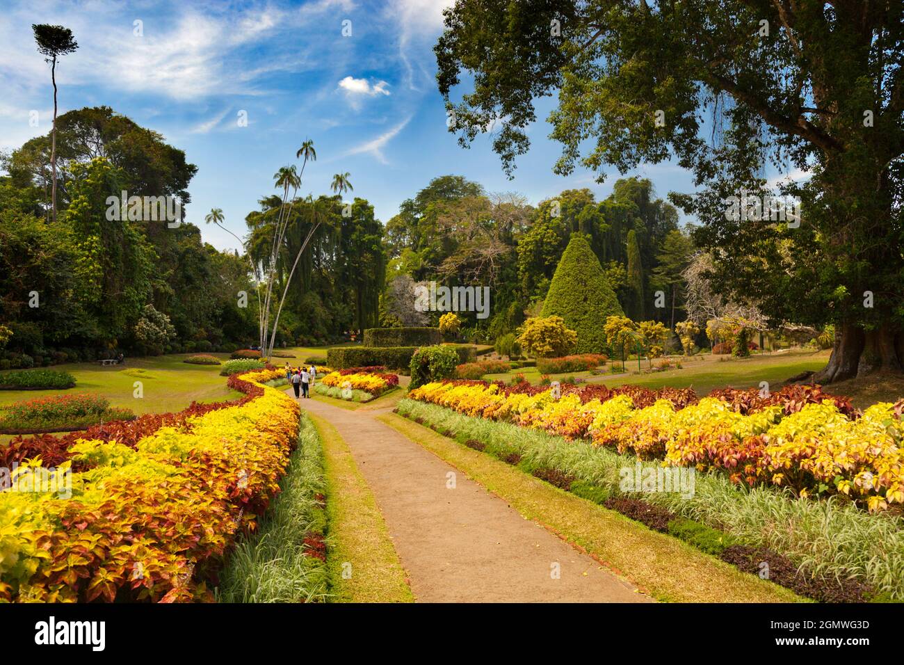 Kandy, Sri Lanka - 12 February 2014 These beautiful tropical gardens ...