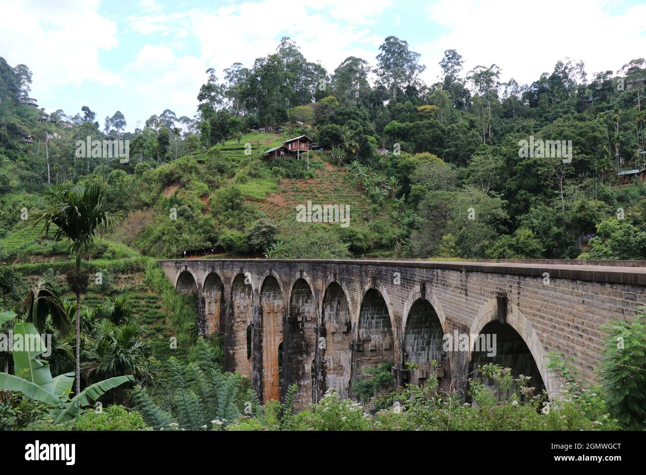 Beautiful landscape of the nine arch bridge Stock Photo - Alamy