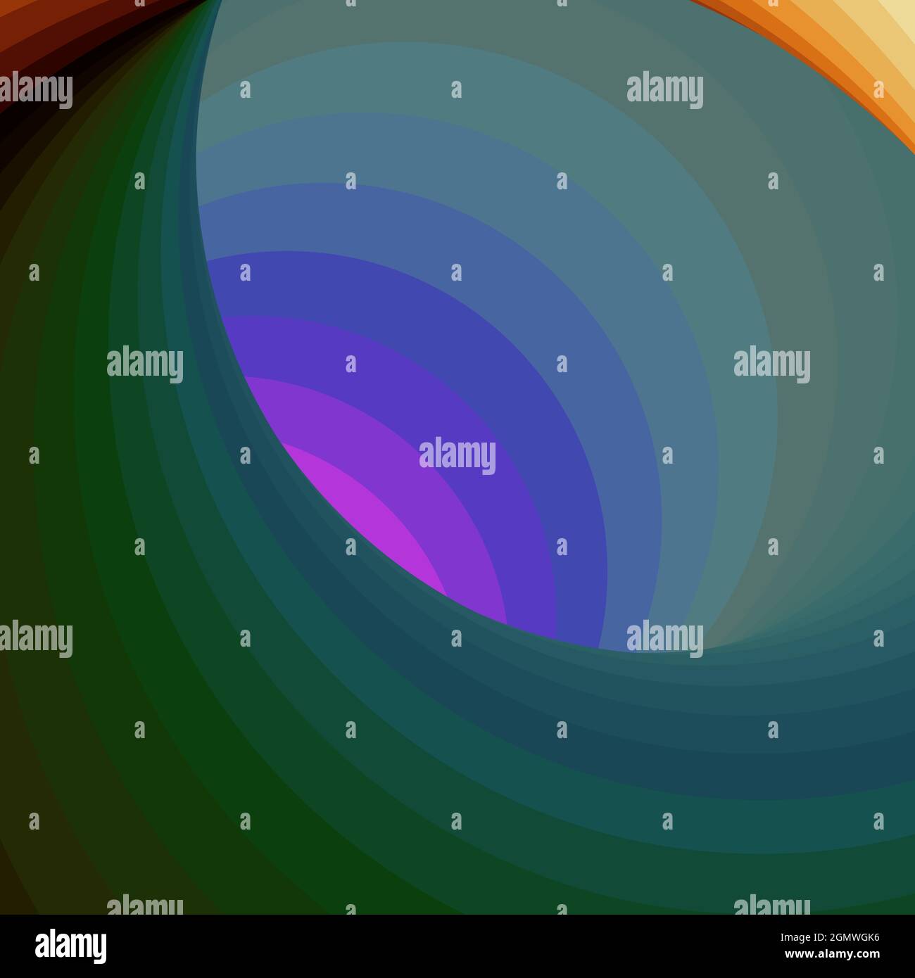 Color Swirl Warmhole Vortex Twist Generative Art background ...