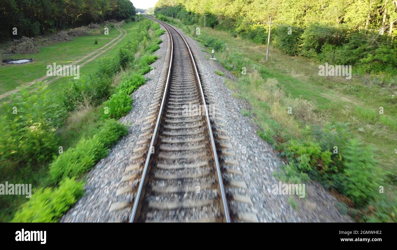 Flight over rails hi-res stock photography and images - Alamy