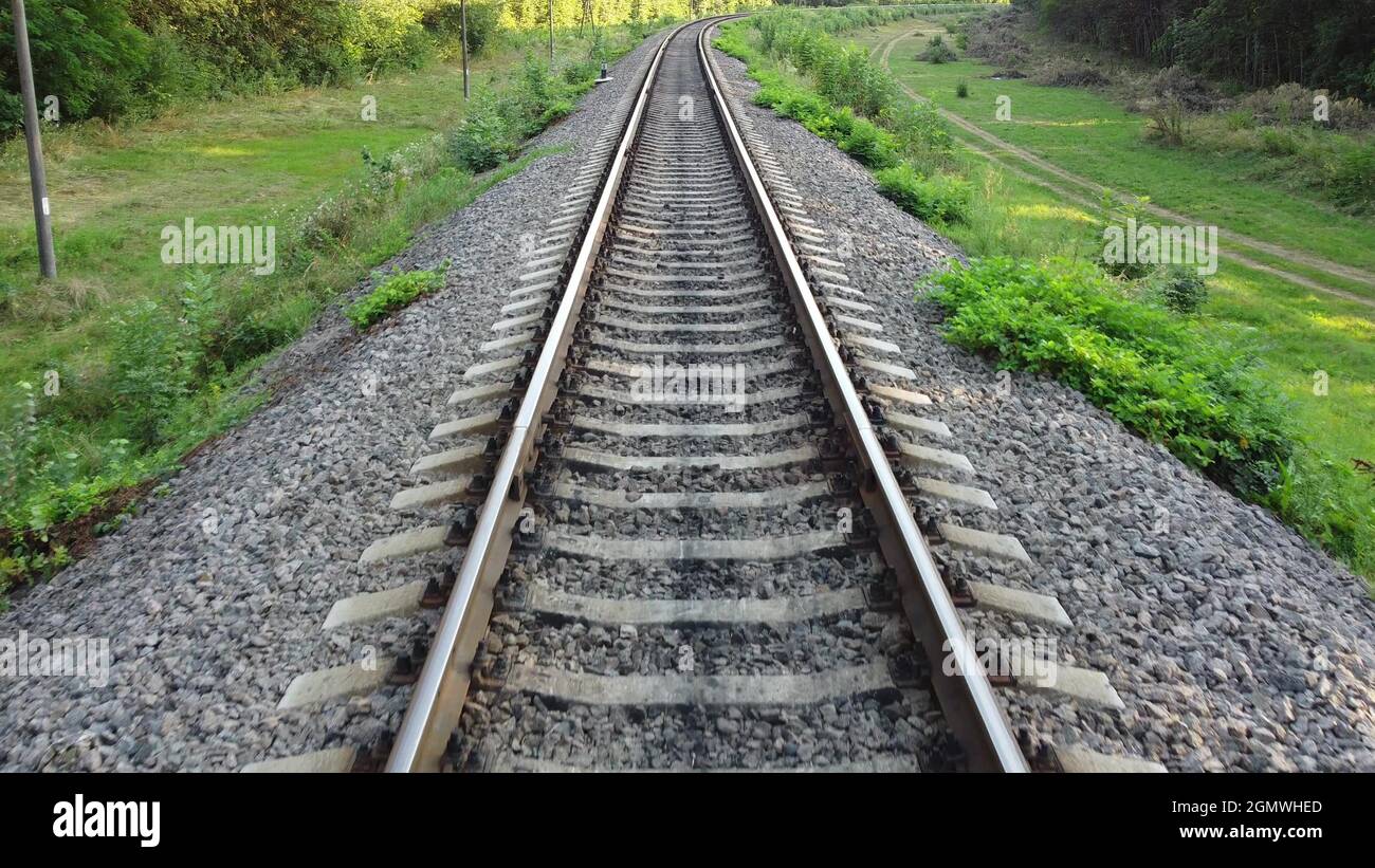 Flying along railway hi-res stock photography and images - Alamy