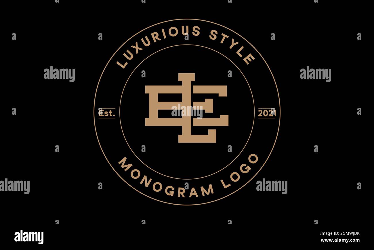 Letter le logo Stock Vector Images - Alamy