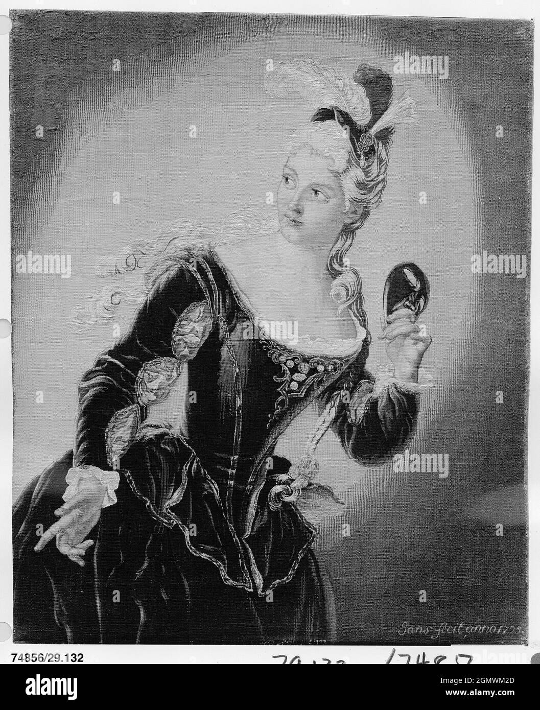 After a painting by jean baptiste santerre Black and White Stock Photos ...