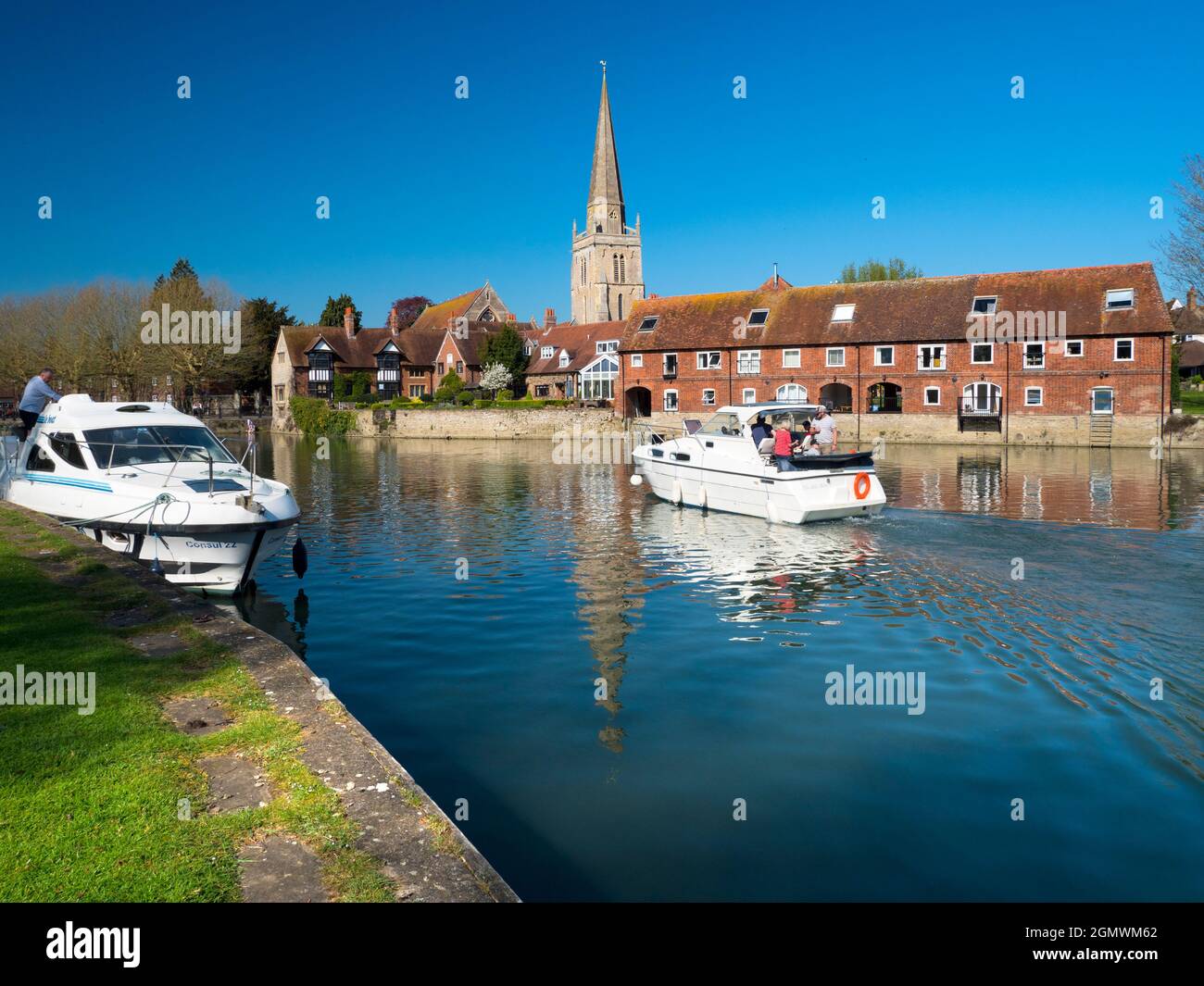 Abingdon, England - 21 April 2019 Abingdon claims to be the oldest town ...
