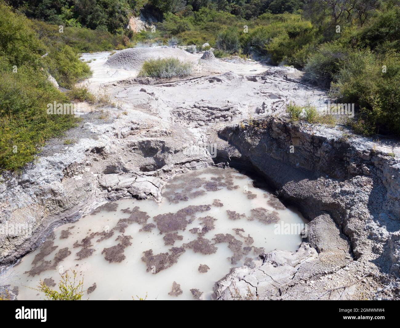 Rotorua, New Zealand - 1 March 2019; Rotorua in New Zealand's North ...