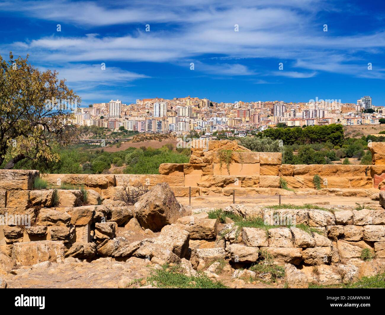 Agrigento, Sicily, Italy - 24 September 2019; no people in shot. The ...
