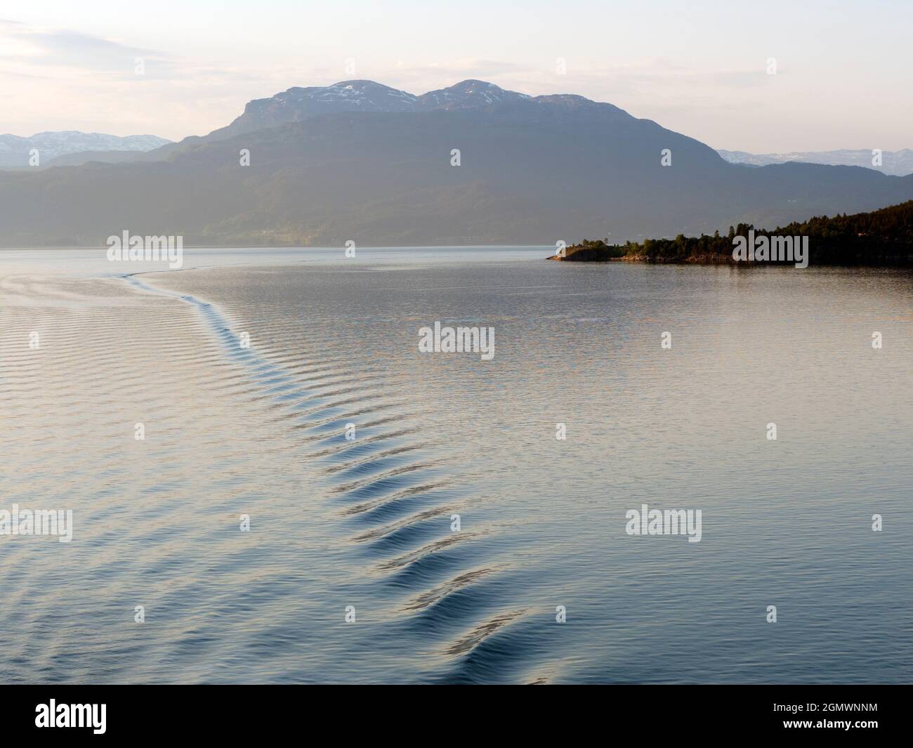 Like all such geological features, Eifjord is a long, narrow inlet with ...
