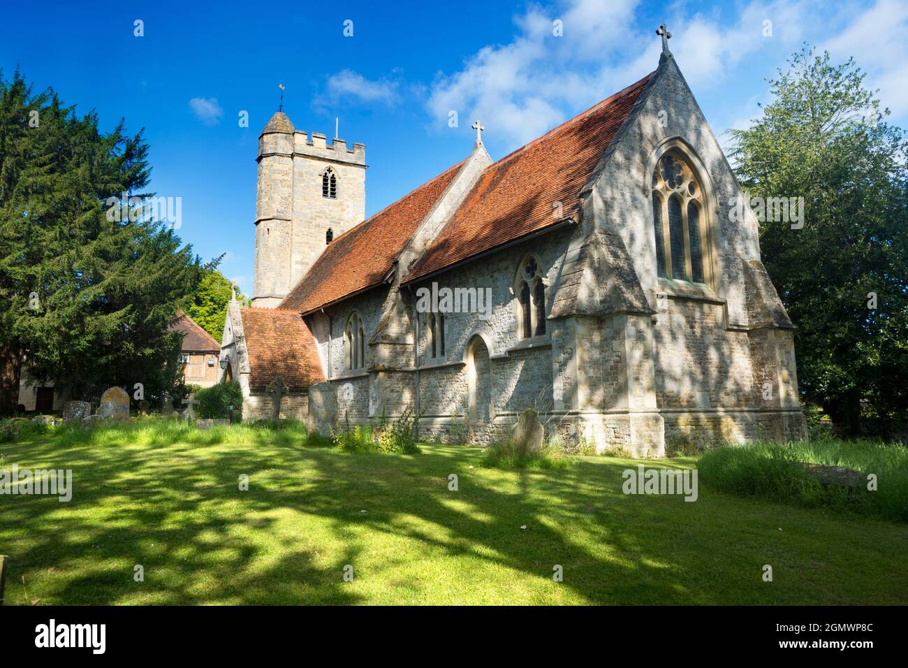Little Wittenham, Oxfordshire, England - 17 July 2020 There are many ...