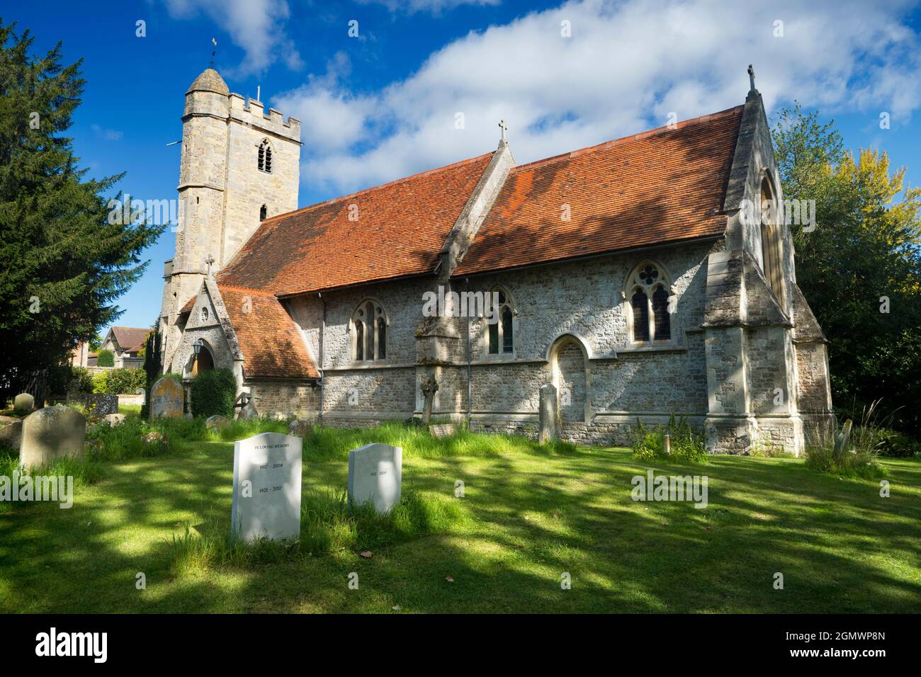 Little Wittenham, Oxfordshire, England - 17 July 2020 There are many ...