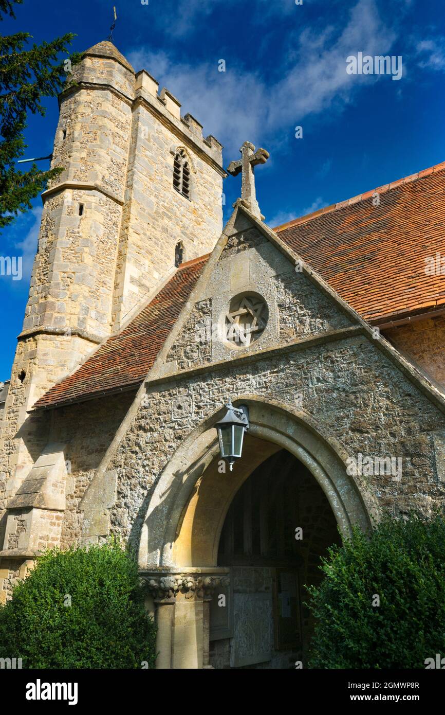 Little Wittenham, Oxfordshire, England - 17 July 2020 There are many ...