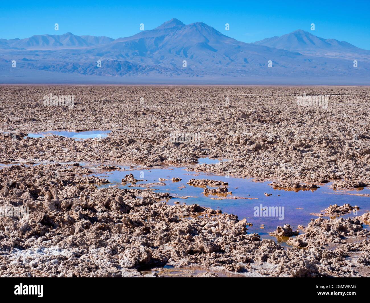Salar de Atacama, Chile - 27 May 2018; Salar de Atacama, the largest ...