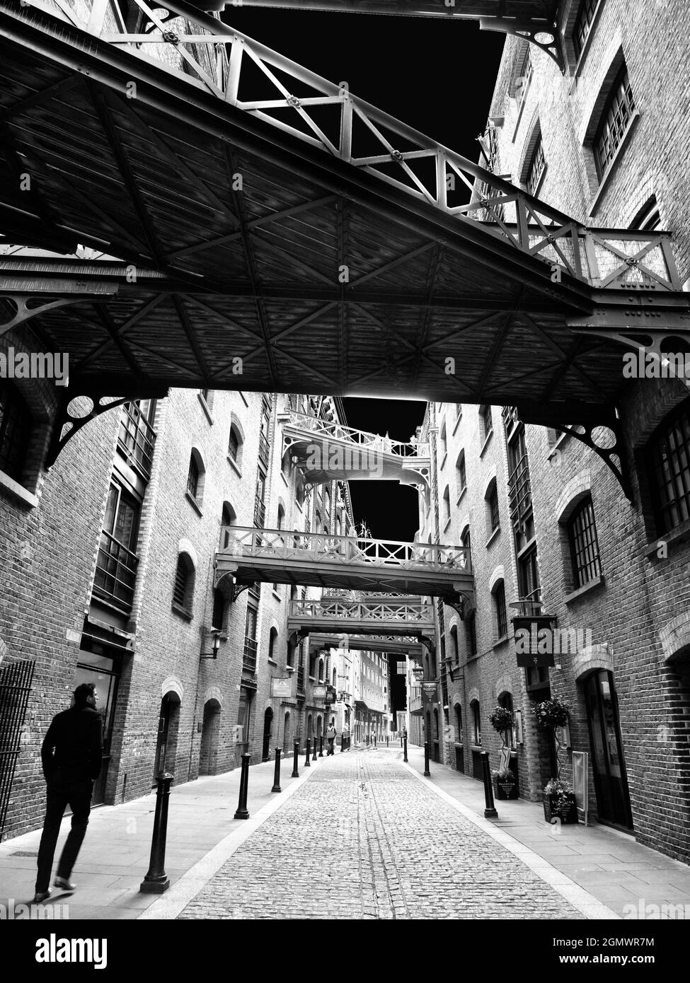 London, England - 27 December 2015 Shad Thames is now the best ...