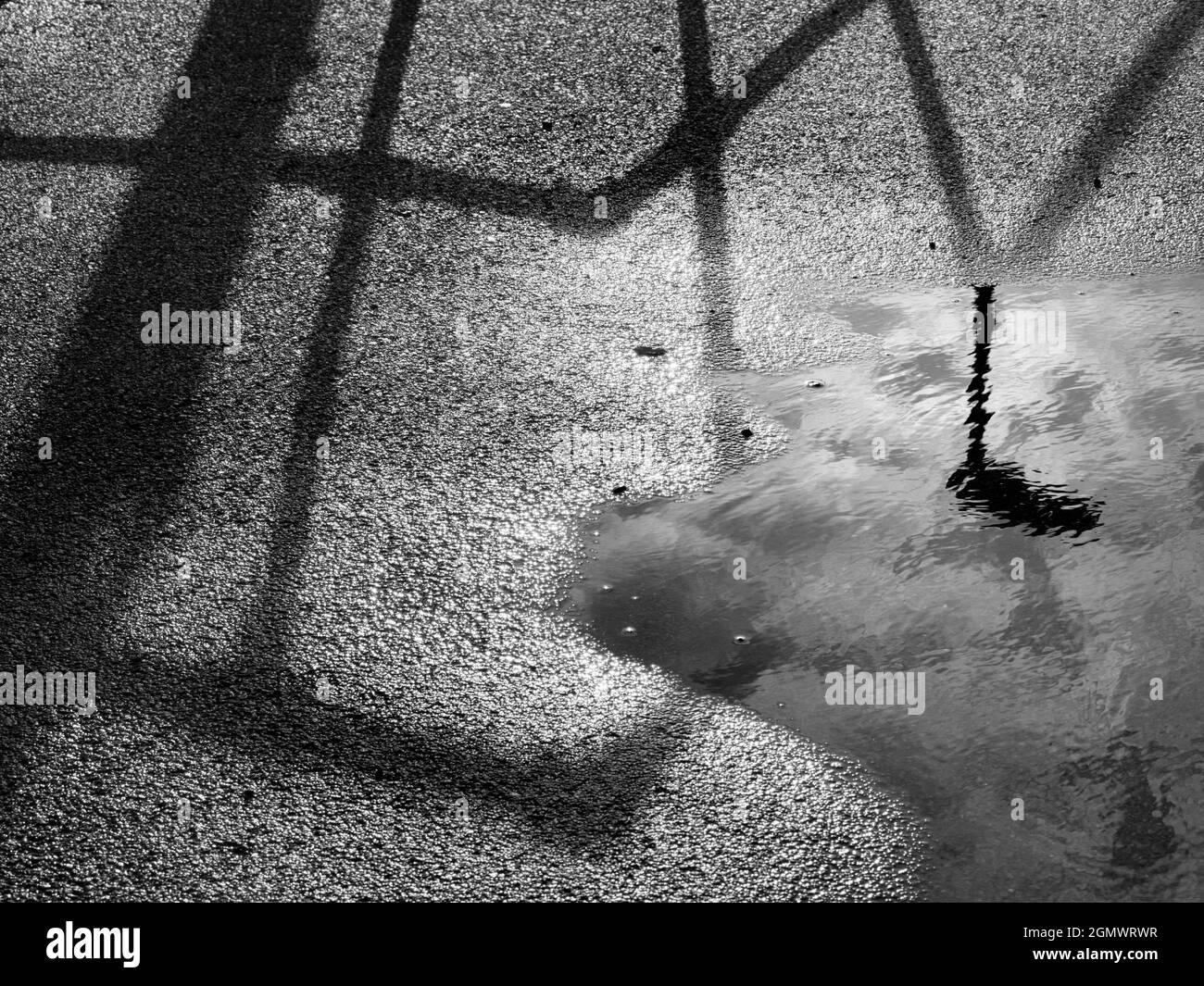 Heavy rain in nature wet Black and White Stock Photos & Images - Alamy