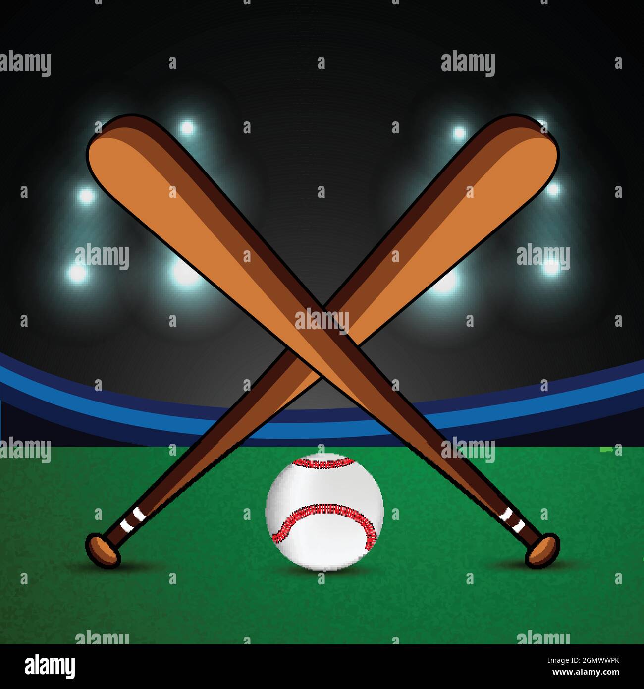 baseball sport background Stock Vector Image & Art - Alamy