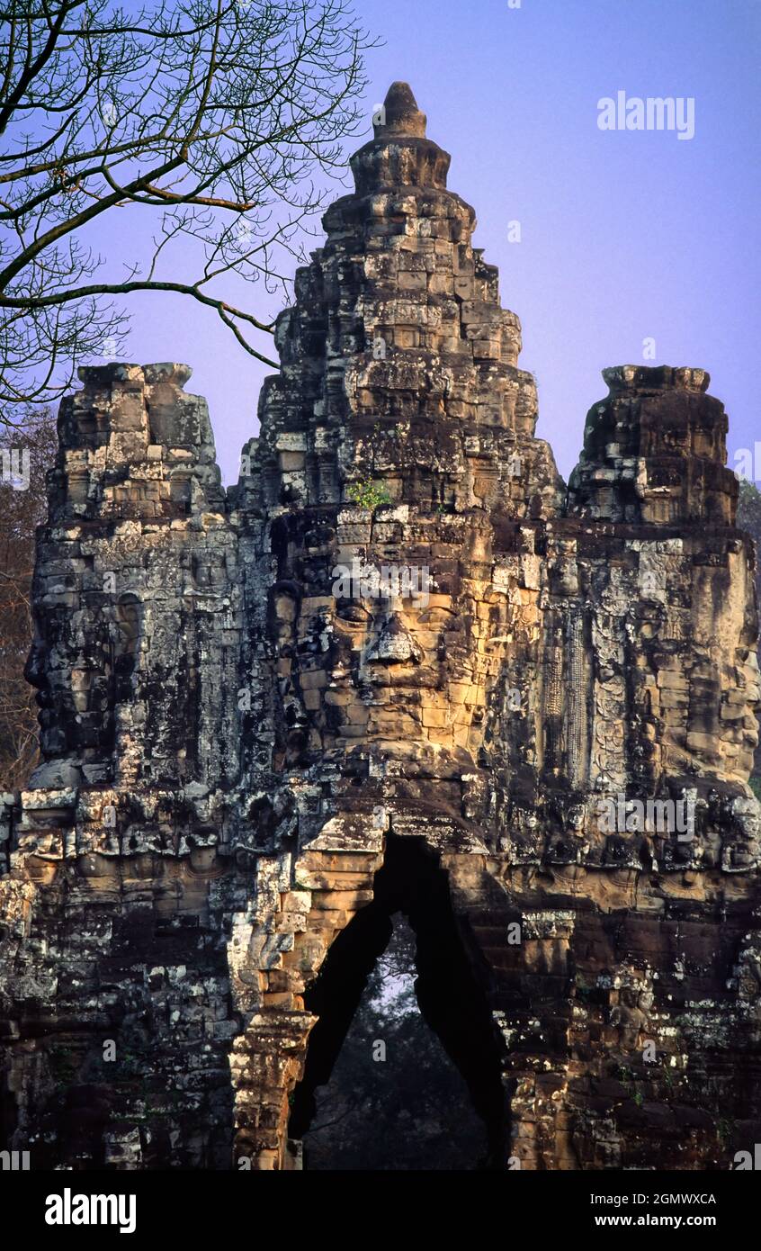 Angkor Thom, Cambodia - 13 February 2005; A triumph of Medieval Khmer ...