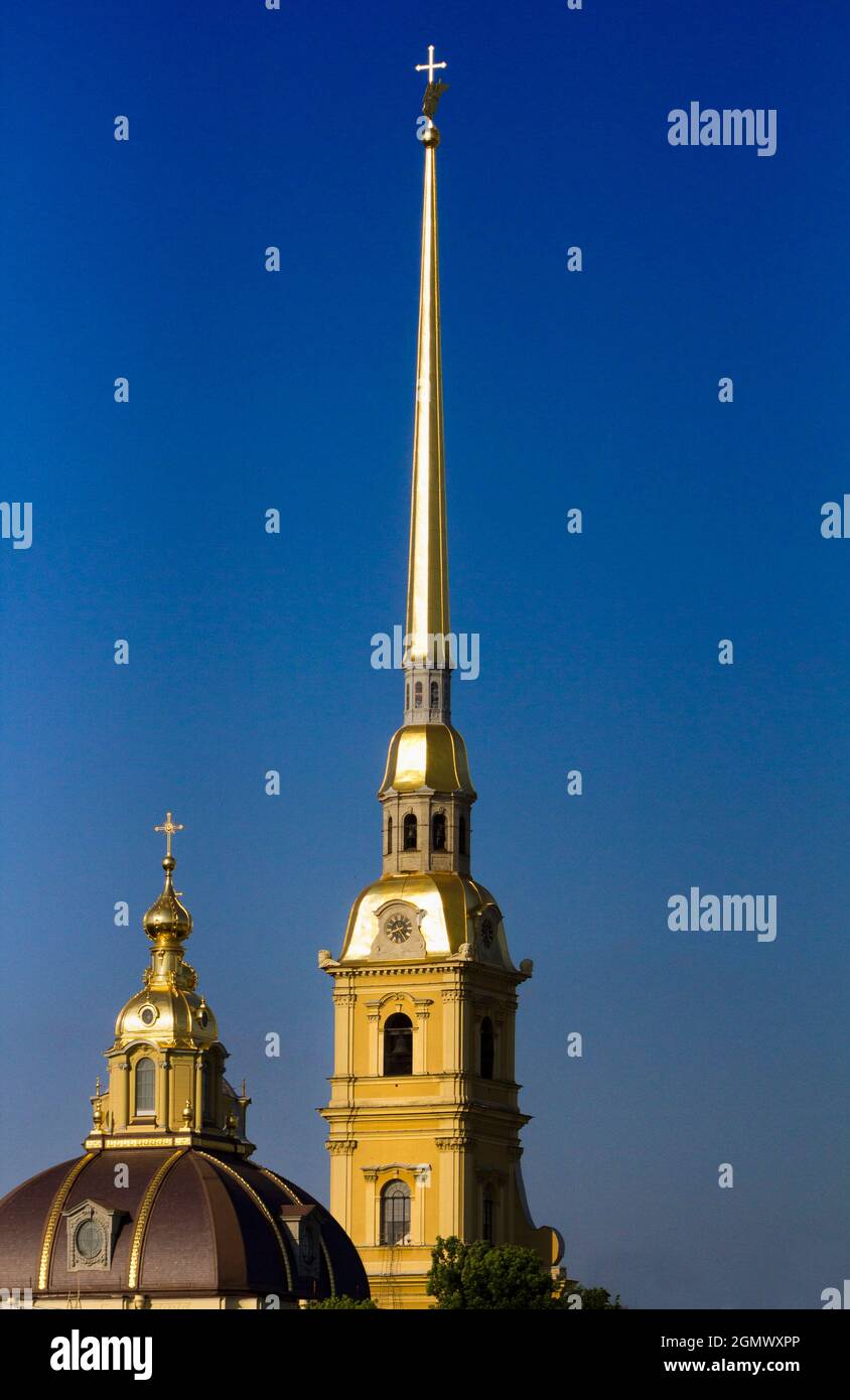 St Petersburg, Russia - 11 June 2011; many people in view. The complex ...